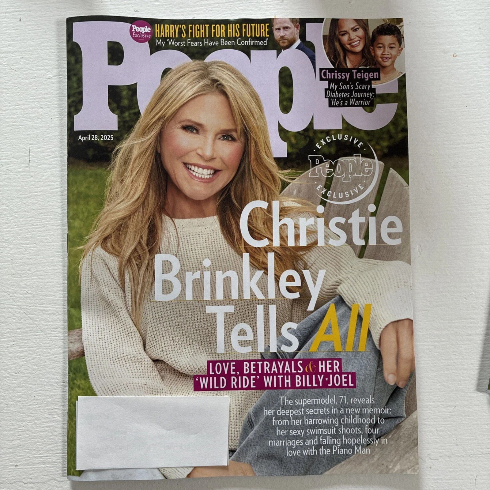 NEW People Magazine April 28th 2025 Christie Brinkley Tells All ...