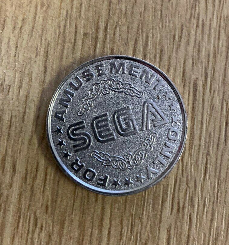 Sega Amusement Arcade Coin Token - Original Promo collectors piece ...