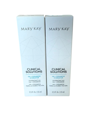 MARY KAY CLINICAL SOLUTIONS HA + CERAMIDE HYDRATOR Full Size [LOT OF 2 ...
