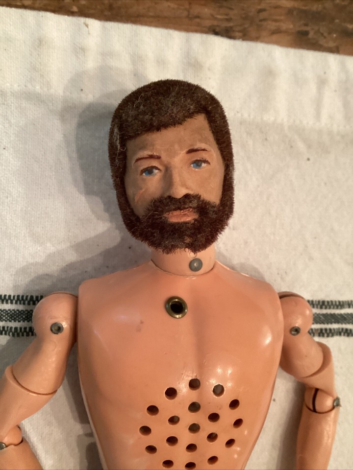 VINT 1964 GI JOE ADVENTURE TEAM TALKING MAN OF ACTION, Fuzzy Hair, Does ...