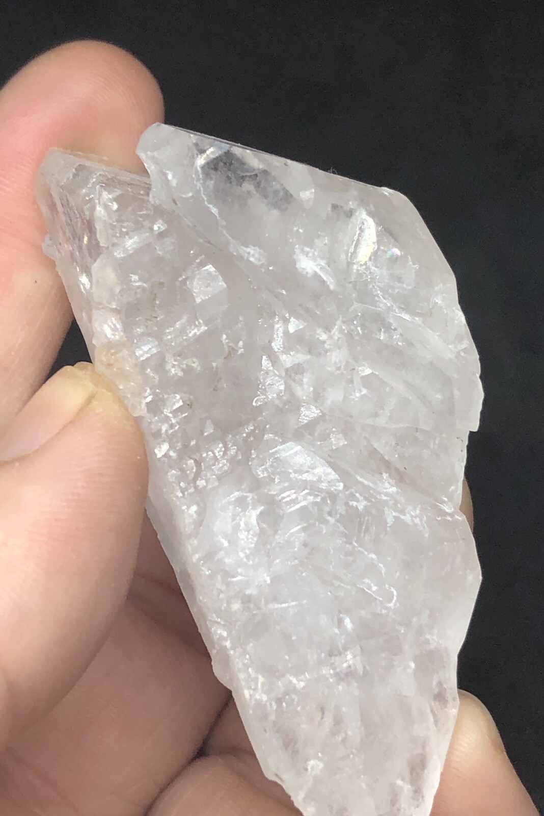 Double Terminated Self-Healed Quartz Crystal, 50 g, Reiki, Chakra ...