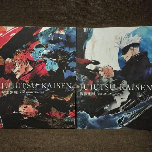 Jujutsu Kaisen Key Animation Art Book Vol.1 & 2 MAPPA Limited Edition ...