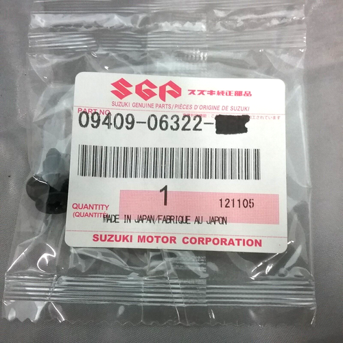 QTY 5 NEW GENIUNE SUZUKI 09409-06322 SEAT TAIL COVER CLIP BLACK GS750E ...
