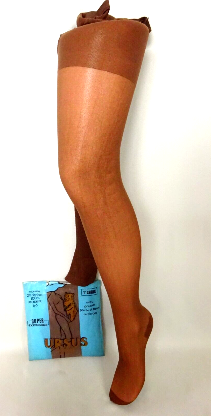 Medias Vintage Nailon Espuma Elástico URSUS Talla 1 FR36/38 UK8.5 USA ...
