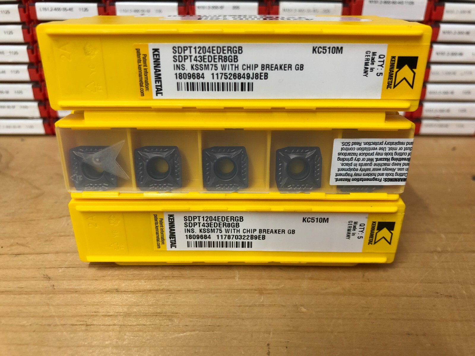 Authentic SDPT 1204EDRGB KC510M / SDPT 43EDER8GB KC510M KENNAMETAL ...