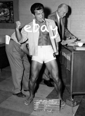 ROBERT CONRAD Hawaiian Eye Photo TIGHT SHORTS Beefcake MUSCLES Smoking CANDID | eBay