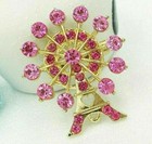 Pink FERRIS WHEEL Rhinestone CIRCUS Amusement THEME Park Eiffel ...