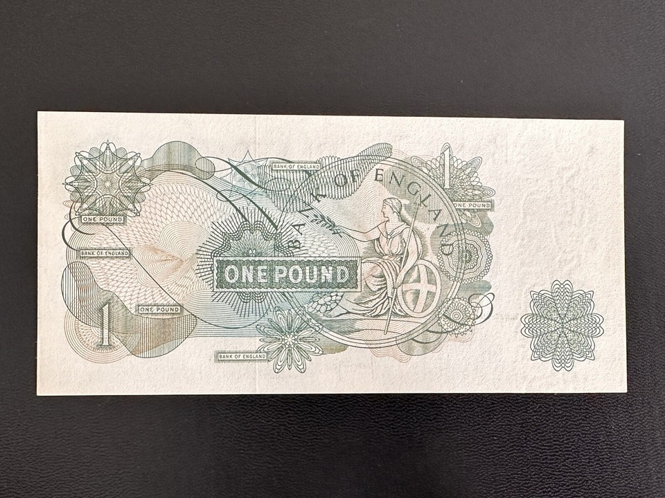 OLD ONE POUND NOTE PAGE BANK OF ENGLAND UNC | eBay UK
