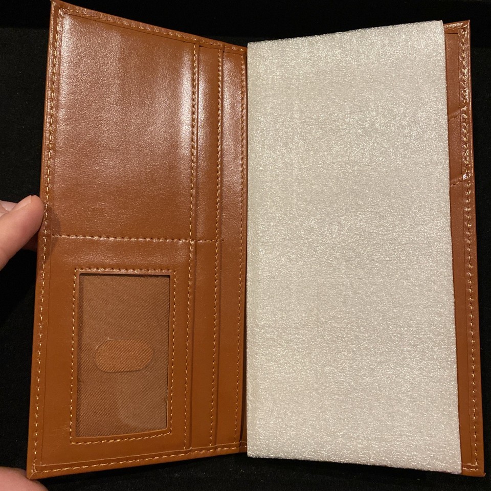 Goldback Brown Leather Wallet Holds 1,5,10,25,50 GOLDBACK GOLD NOTES | eBay