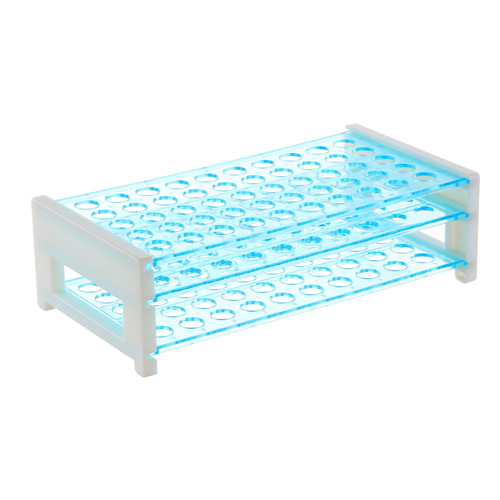 1Pcs 13mm Round Hole 50 Holes Plastic Detachable Test Tube Rack, Blue ...