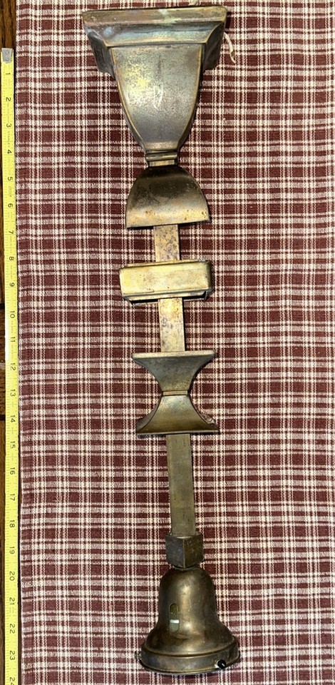 Antique 22” Hanging Brass Light | eBay