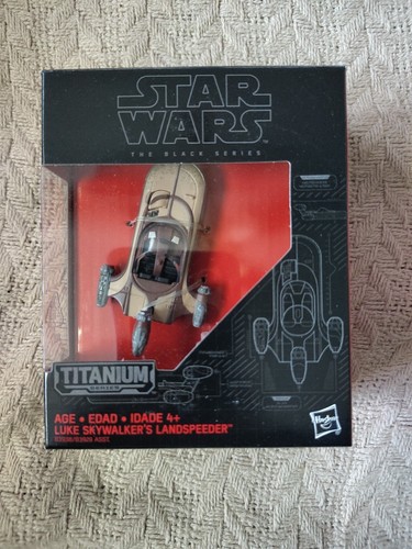 Star Wars Black Series Titanium Luke Skywalker's Landspeeder 09 Die ...