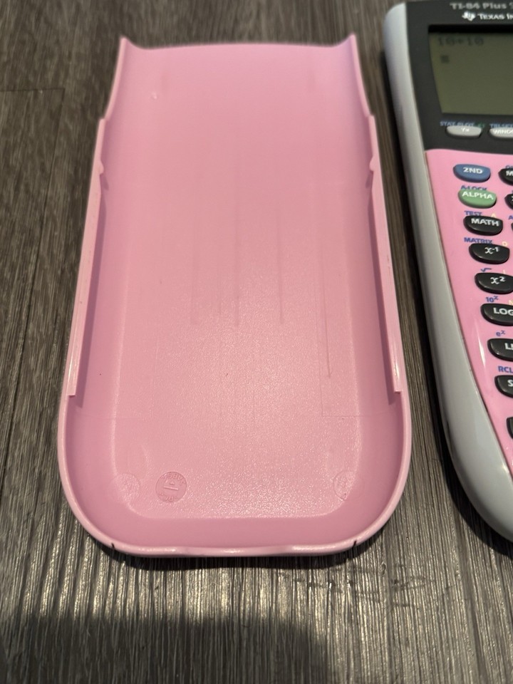 Tested - Texas Instruments Pink TI-84 Plus Silver Edition Calculator W ...