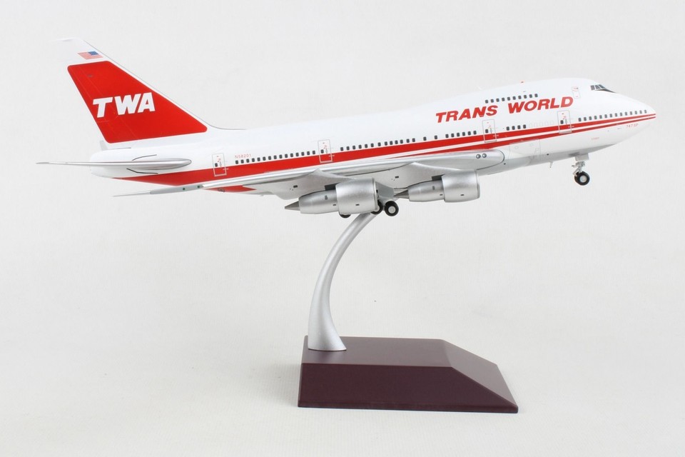 Gemini Jets G2TWA1159 TWA Boeing 747SP Boston Express N58201 Diecast 1/ ...