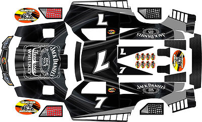 HPI Baja 5t and 5sc Black Jack Theme body wrap decals stickers skins | eBay