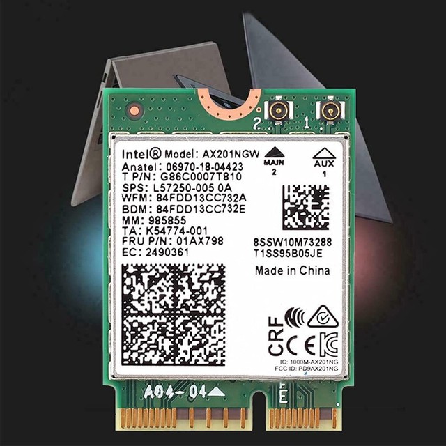 Intel Ax201.ngwg.nv Network Wi-fi 6 Ax201 2230 2x2 AX BT No vPro for ...
