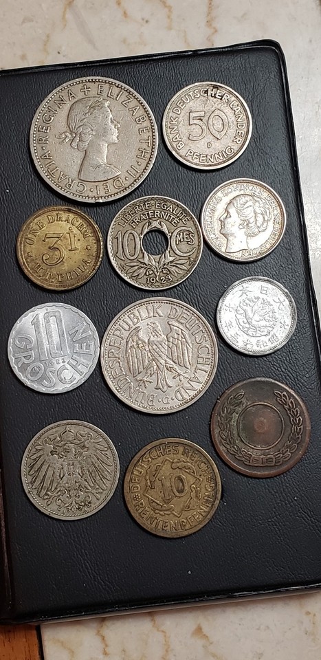 11 PIECE OLD WORLD COIN LOT | eBay
