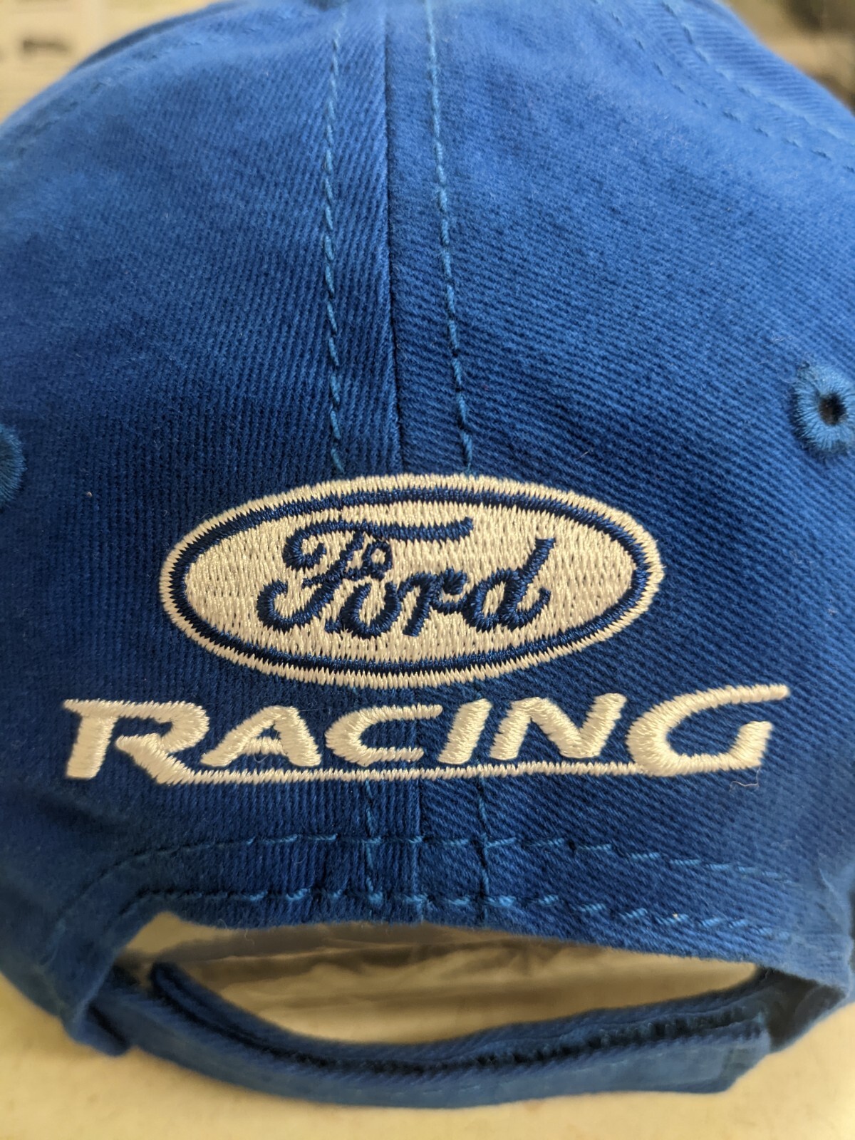 Ford Racing Officially Licensed Product Blue Hat Cap - Gem