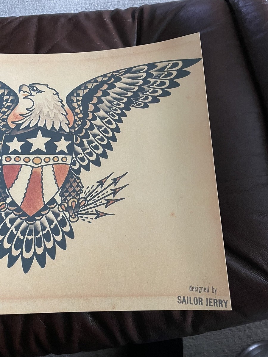Sailor Jerry Boxing Eagle Tattoo