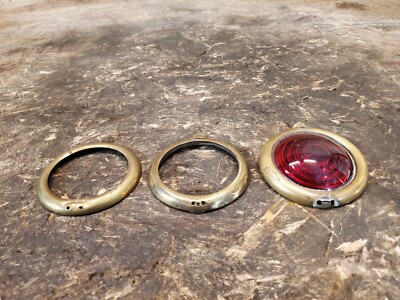 Ford Model T Brass Cowl light Door With Original Lens Lot Of 3 | eBay