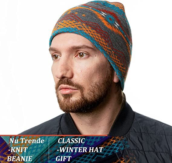 Native American Indian Navajo Print Knit Beanie Hat-173 | eBay