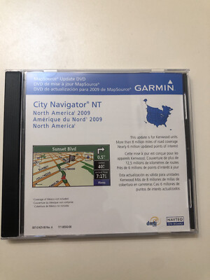 Garmin MapSource Update DVD City Navigator North America 2009 | eBay