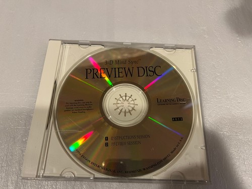 Zygon The Learning Machine Learning Disc 3-D Mind Sync Preview Disc | eBay