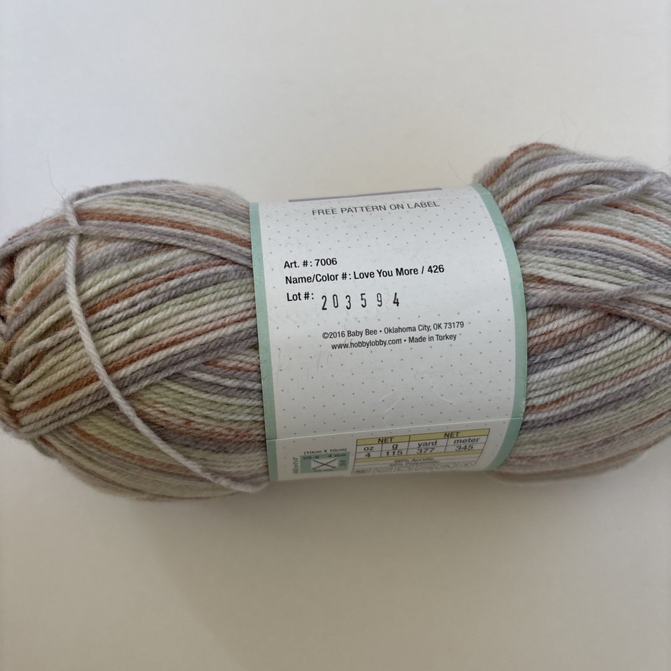 Baby Bee Sweet Delight Prints Love You More 426 Knit Crochet | eBay