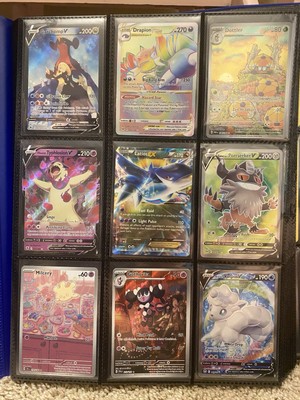 Pokemon TCG V & Art Rare, SIR Card Rare set Holo Binder Collection NM ...