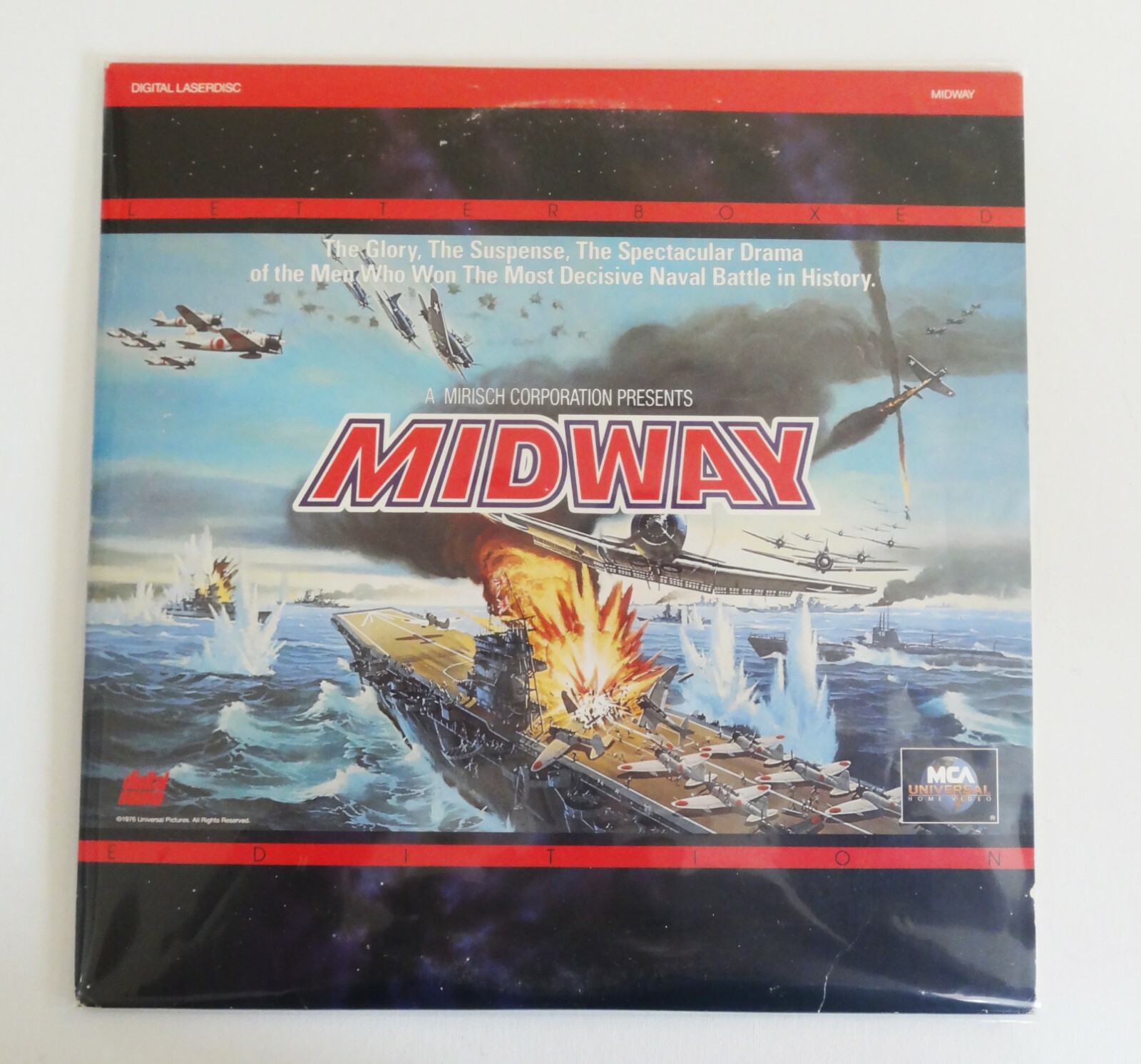 Midway Laserdisc Movie 1992 Letterboxed Edition James Coburn Extended ...