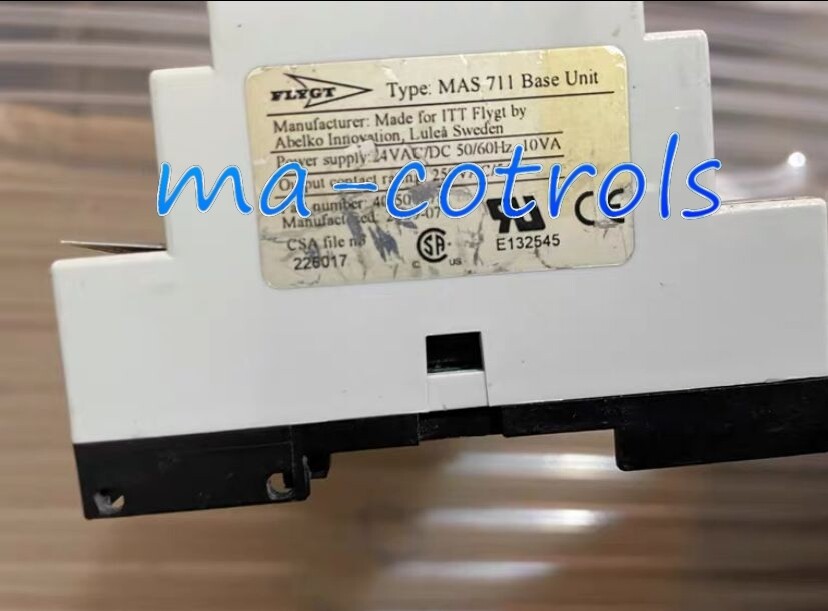 FLYGT MAS 711 Water Pump Monitoring Unit FLYGT MAS 711 Used tested in ...