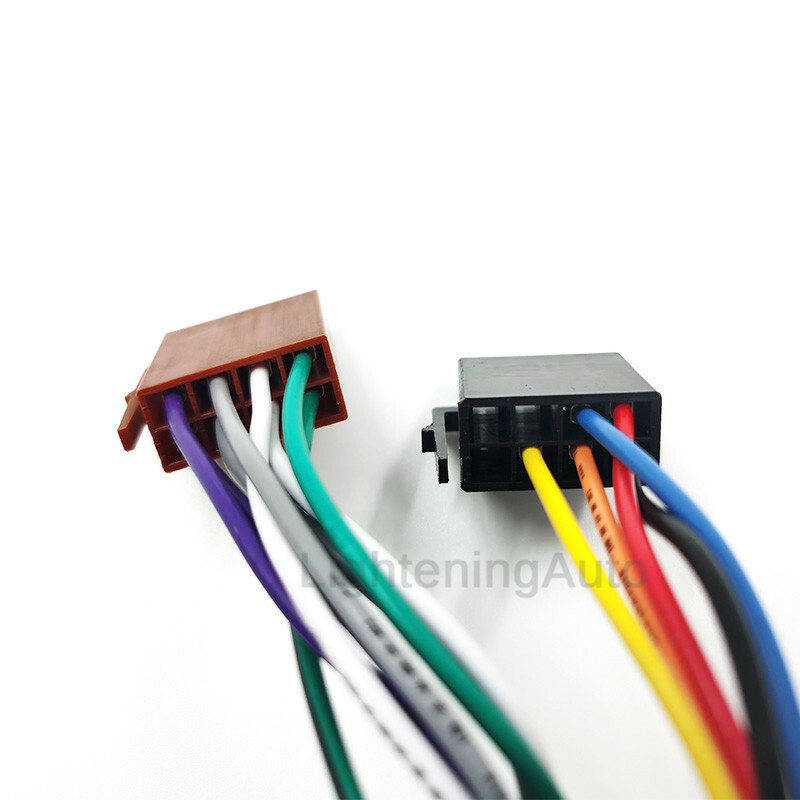Car Stereo Harness ISO Adapter Plug Lead Loom Wiring Connector For Ford ...