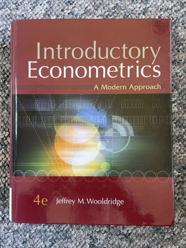 Introductory Econometrics: A Modern Approach by Wooldridge (Hardcover ...
