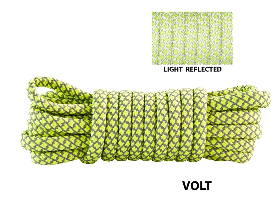 ROPE 3M Reflective SHOELACES NEW Laces NIKE ADIDAS ASICS | eBay