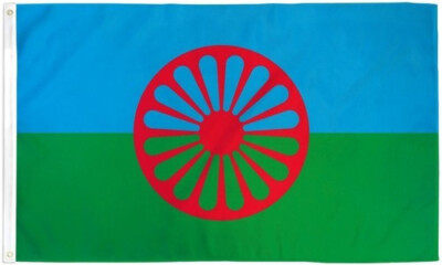 3x5FT Flag Gypsy Flag of the Romani People Roma O romanko 100D GROMMETS ...