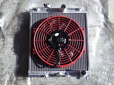 DUNE BUGGY ALUMINUM RADIATOR WITH ELECTRIC FAN AND ADJUSTABLE CONTROL ...