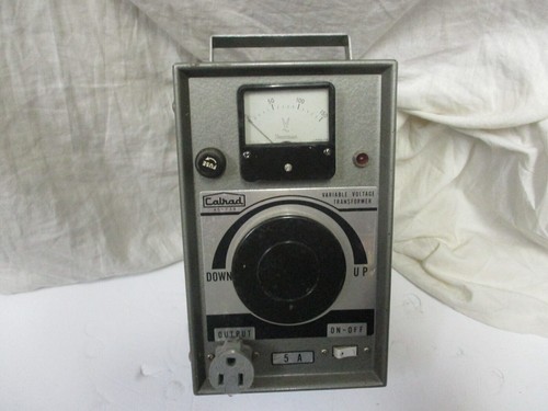 Calrad Variable Voltage Transformer Model 45-739 | eBay