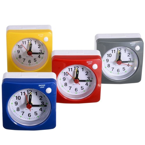 Battery Operated Quartz Bedside Clocks Number Clock Home Decor Alarm ...