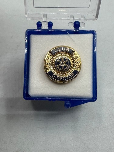 Rotary International Director's Pin Gold w/ Original Case | eBay