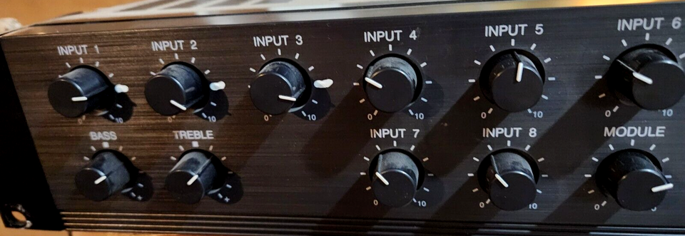 TOA 700 Series A-706 Integrated Mixer/Amplifier 6+2 Channel 60W NICE ...