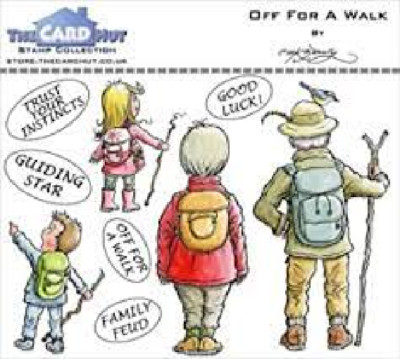The Card Hut Acrylic Stamps - OFF FOR A WALK | eBay