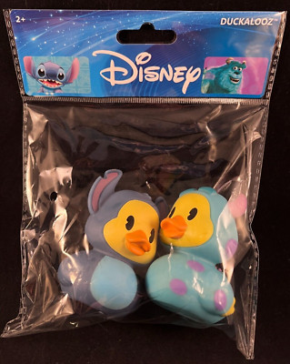 Disney - Stitch & Sulley - Rubber Duck - Approx 3" & 2.75" High ...