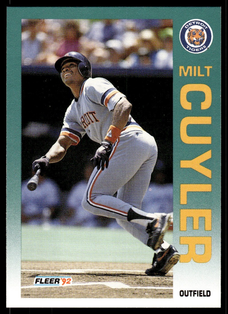 1992 Fleer Baseball Card Milt Cuyler Detroit Tigers #130 | eBay