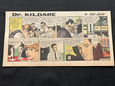 #02 DR. KILDARE by Ken Bald Lot of 39 Sunday Third Page Comic Strips ...