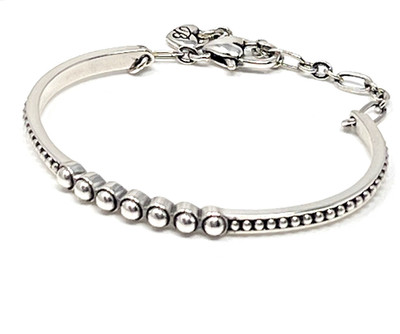 Brighton Pretty Tough Silver Bracelet NWOT | eBay