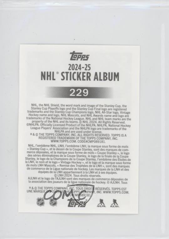 2024-25 Topps NHL Sticker Collection Adrian Kempe #229 | eBay