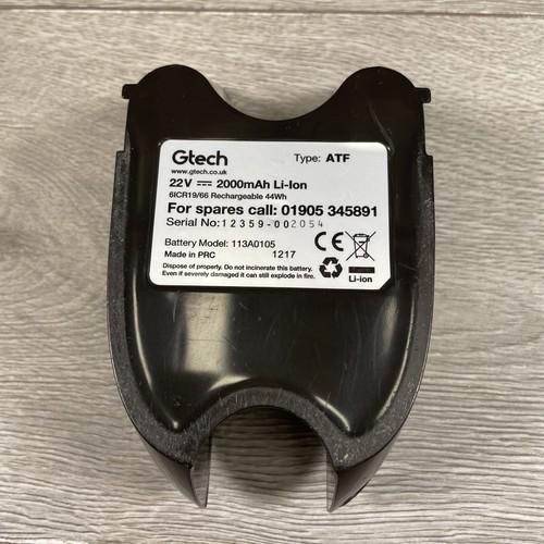 GTECH ATF Battery Black 22V 2000mAh Li-Ion 44Wh 6ICR19/66 | eBay UK