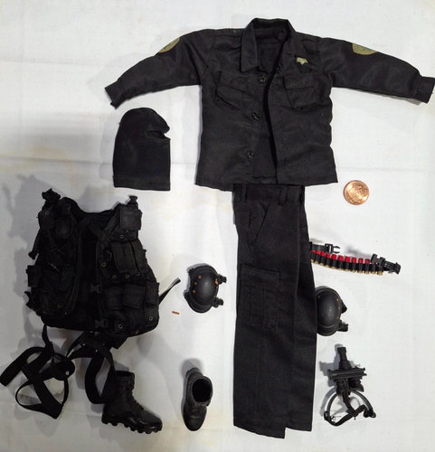Dragon Models 1/6 Scale USA Police Swat Vest and Uniform for 12 ...