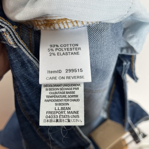 LL Bean Womens Classic Fit Jeans Size 16P Petite Mid Rise Stretch ...