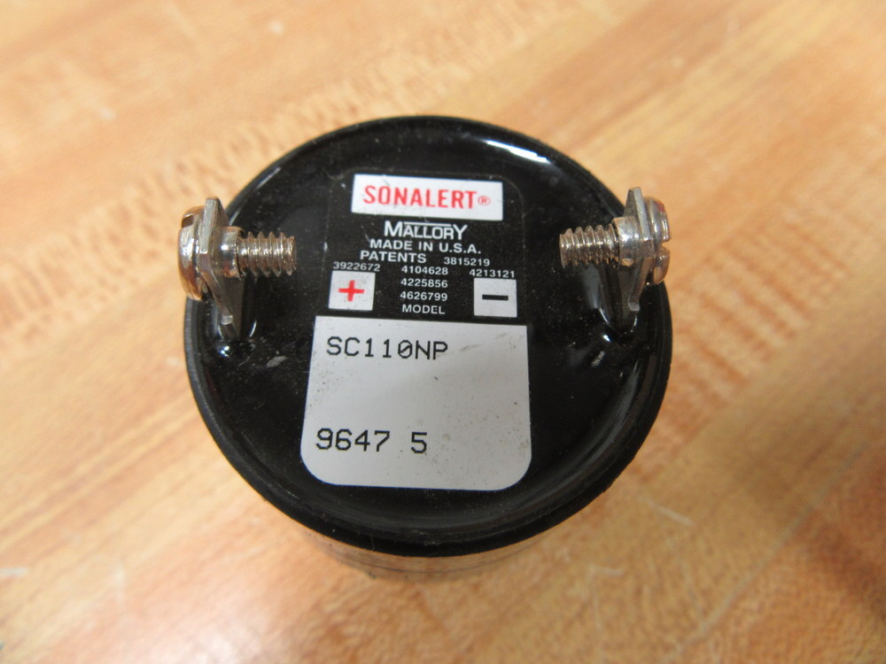 Mallory SC110NP Sonalert Buzzer Pulse Alarm for sale online | eBay